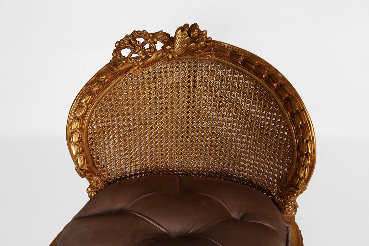 RÉCAMIER bamboo chaise lounge | Fntique Handmade Furniture