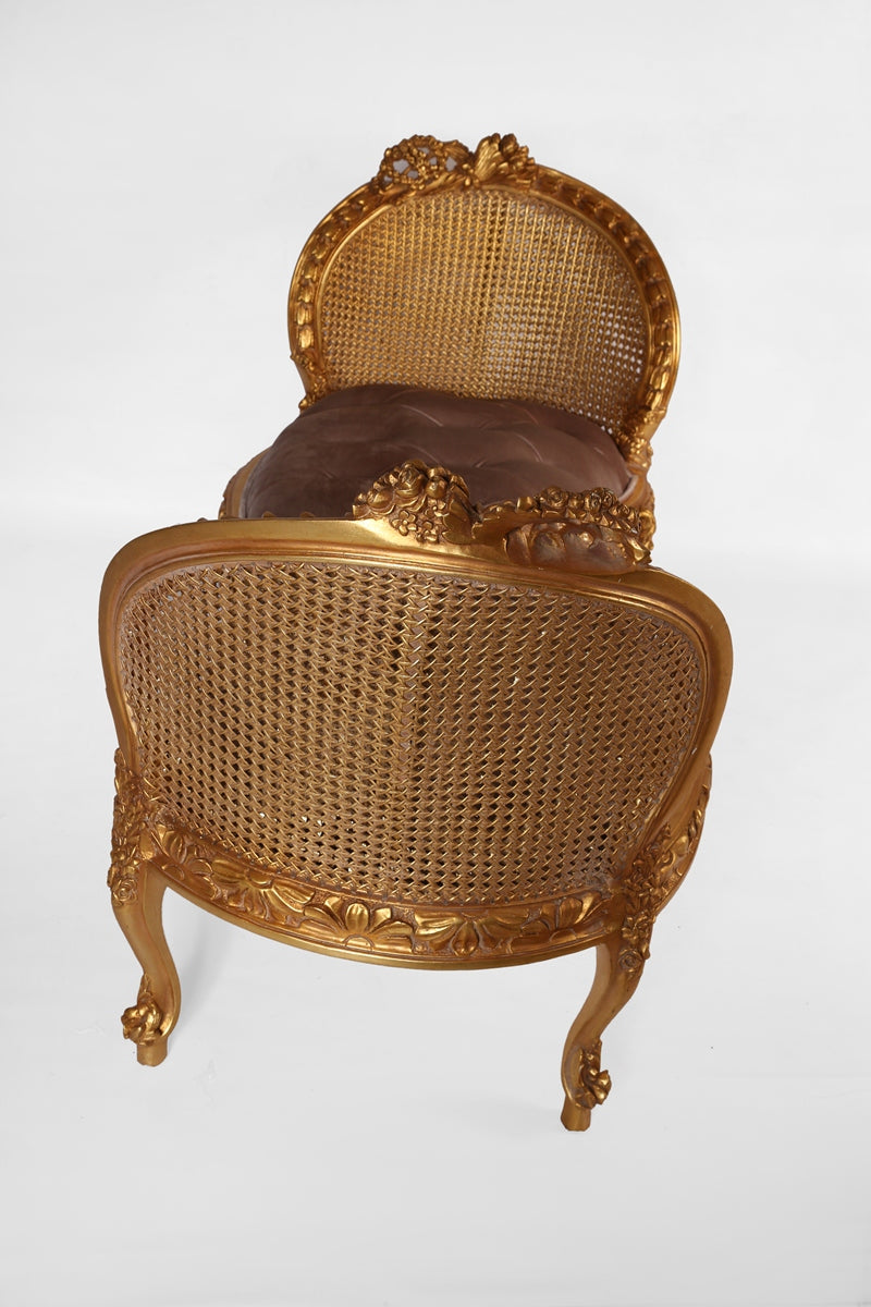 RÉCAMIER bamboo chaise lounge | Fntique Handmade Furniture